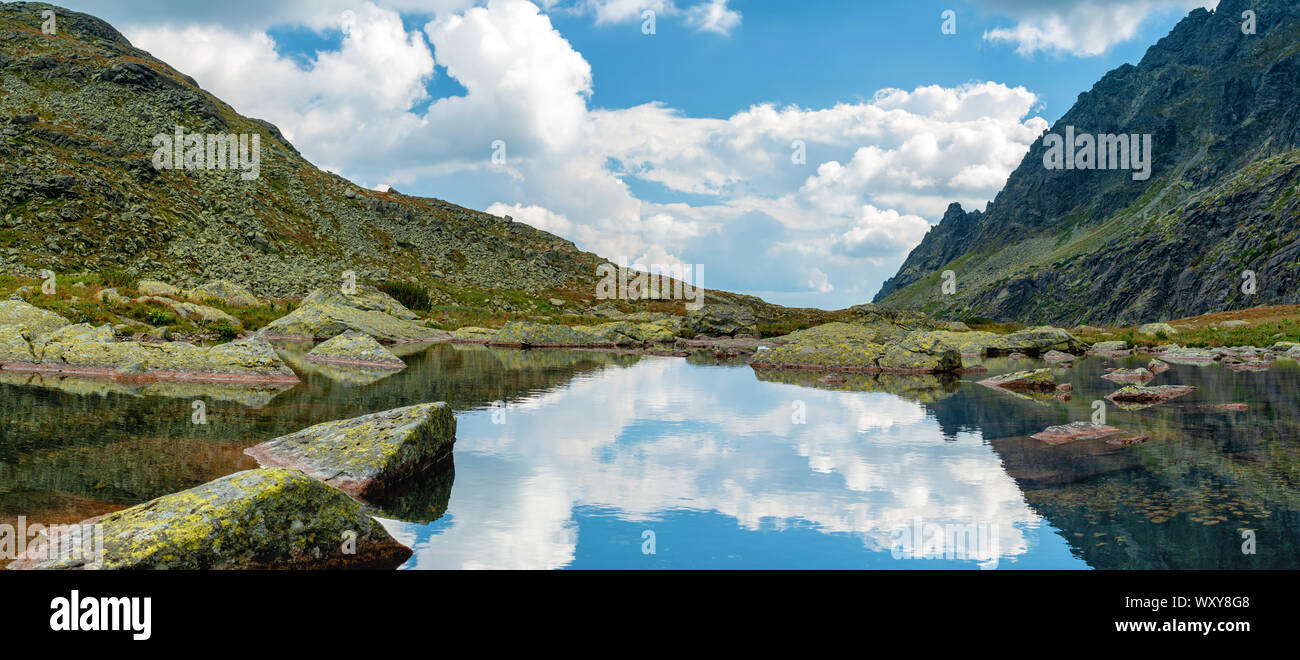 Mountain lake in High Tatras National Park, Slovakia Stock Photo - Alamy