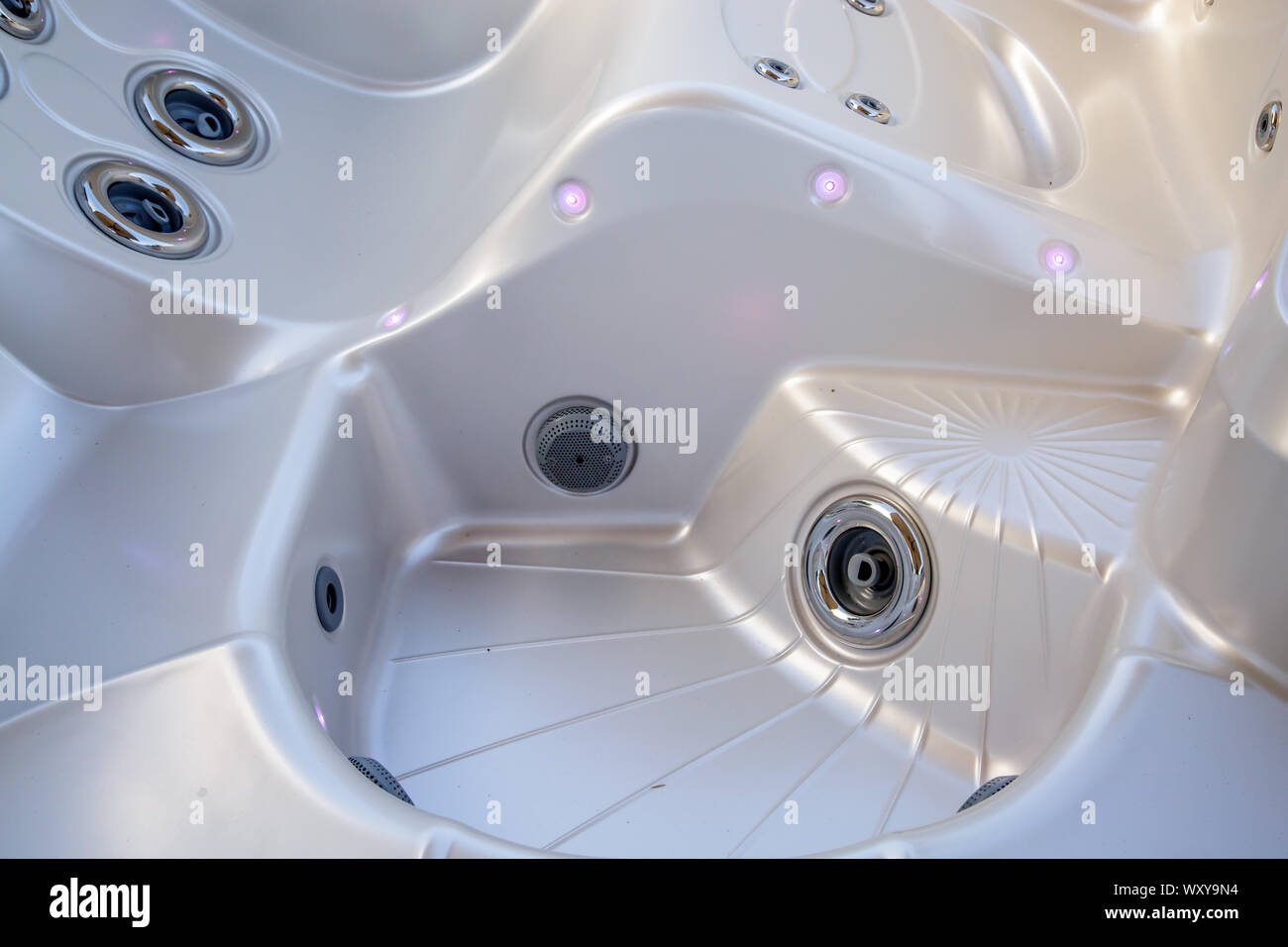 Closeup of empty bath tubs at spa Stock Photo - Alamy