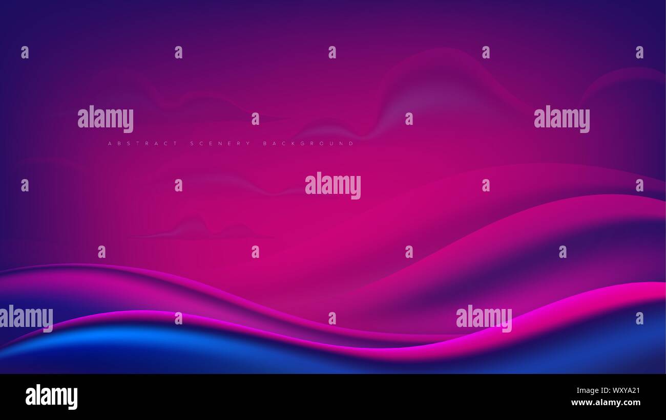 Vibrant gradient flow creative Stock Vector Images - Alamy