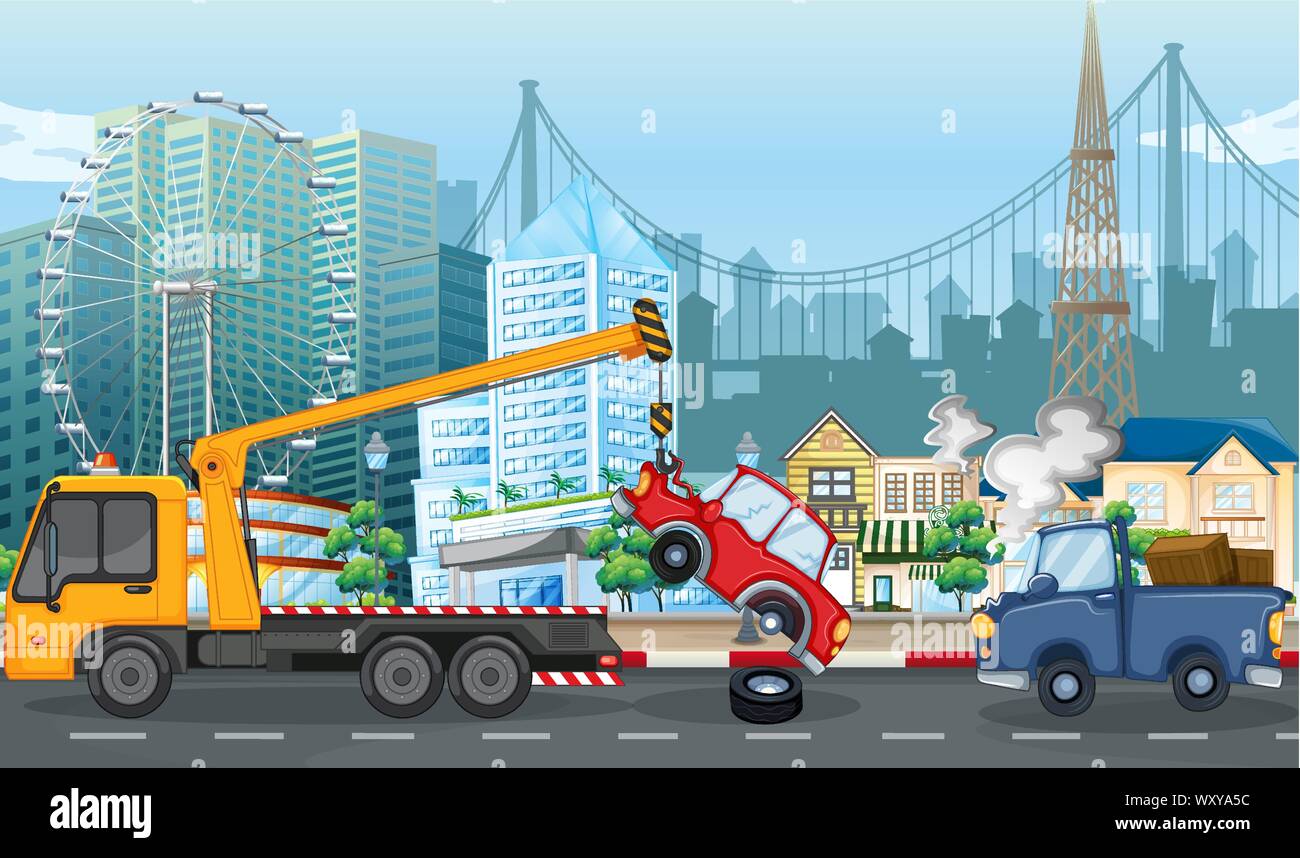 Truck Accident Animation