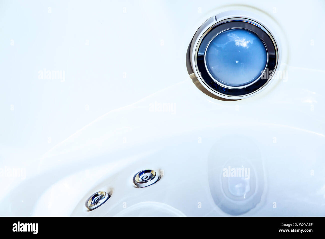 Closeup of empty bath tubs at spa Stock Photo - Alamy