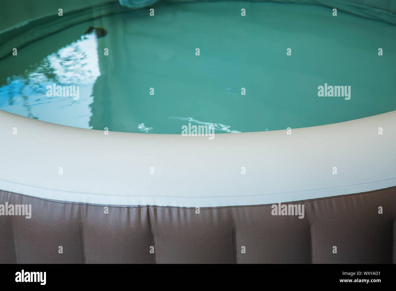 Inflatable Hot Tub Spa Bubble Massage Portable Jacuzzi Home Spa Stock ...