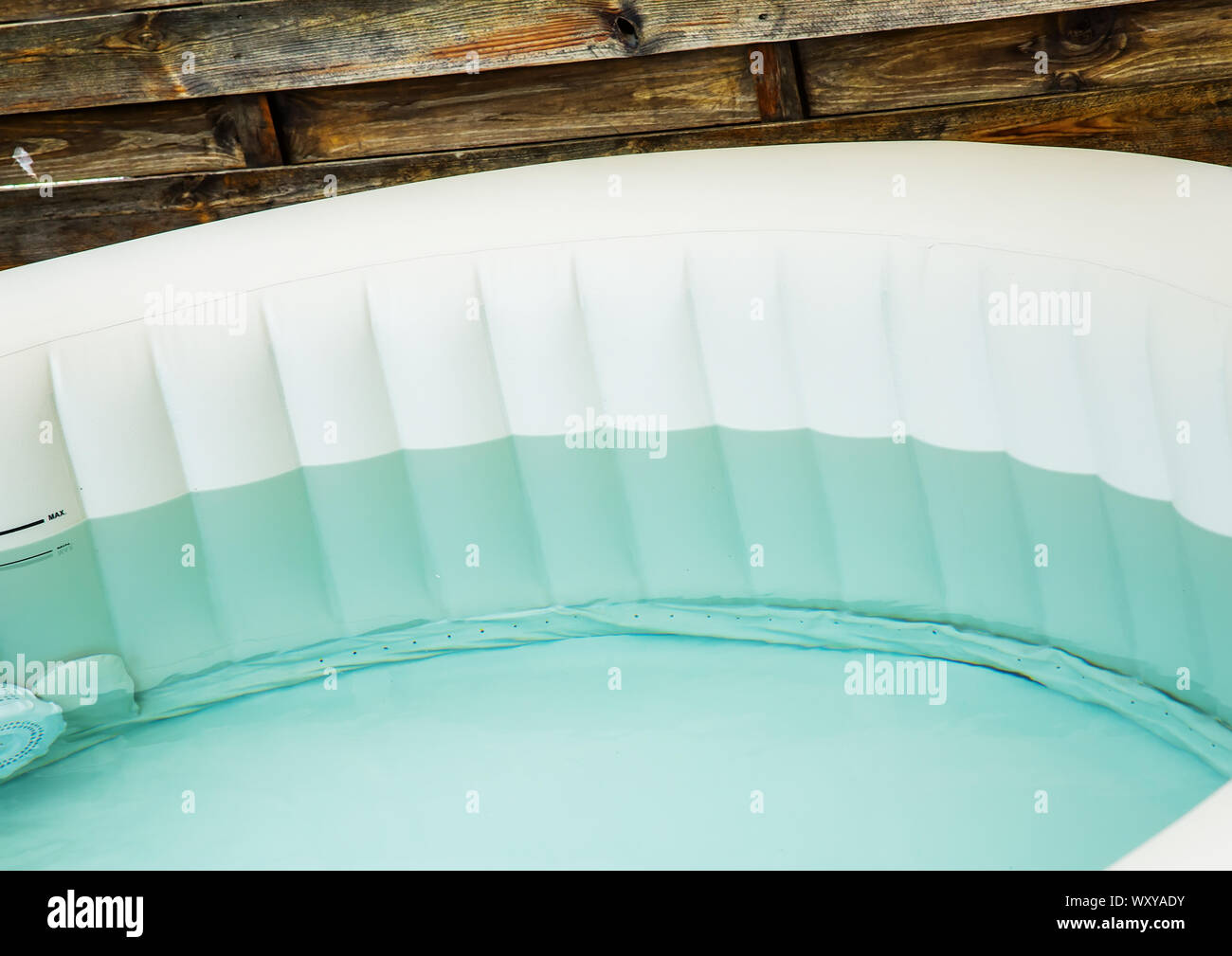 Inflatable Hot Tub Spa Bubble Massage Portable Jacuzzi Home Spa Stock ...