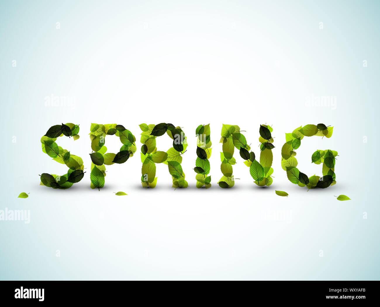 Gren leaf Stock Vector Images - Alamy