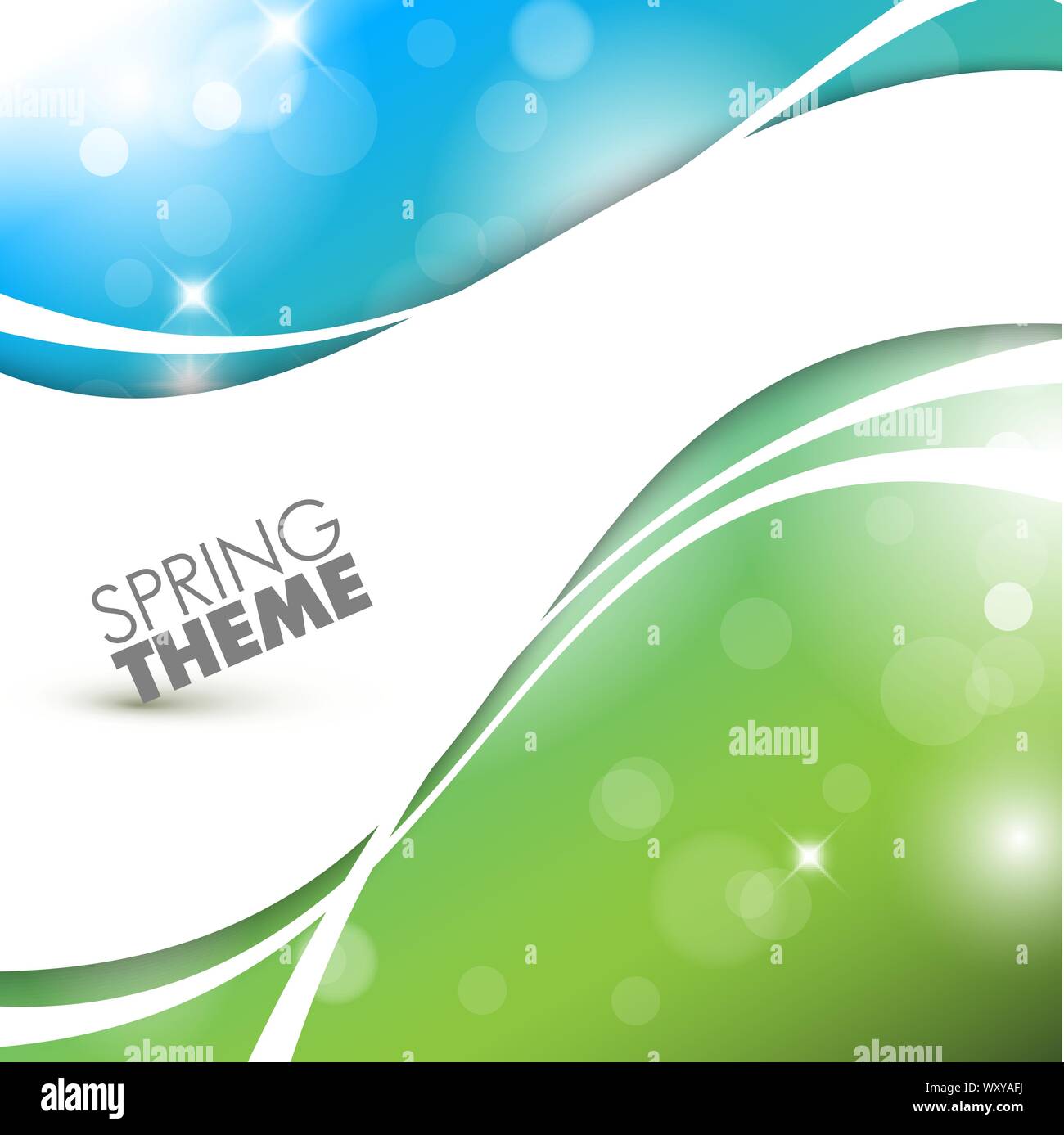 Vector Spring abstract background with place for your text Stock Vector ...