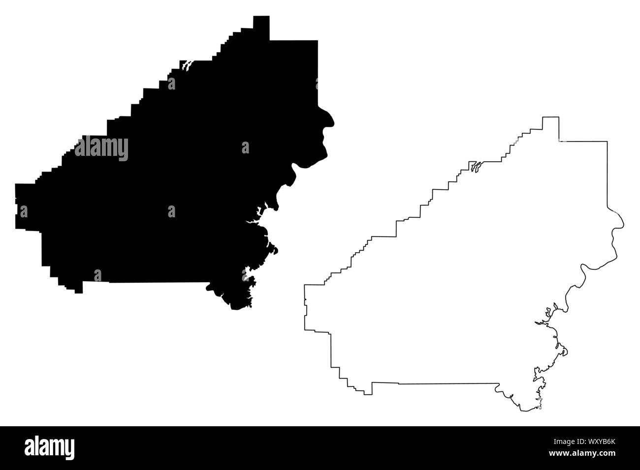 Alabama shelby county Stock Vector Images - Alamy