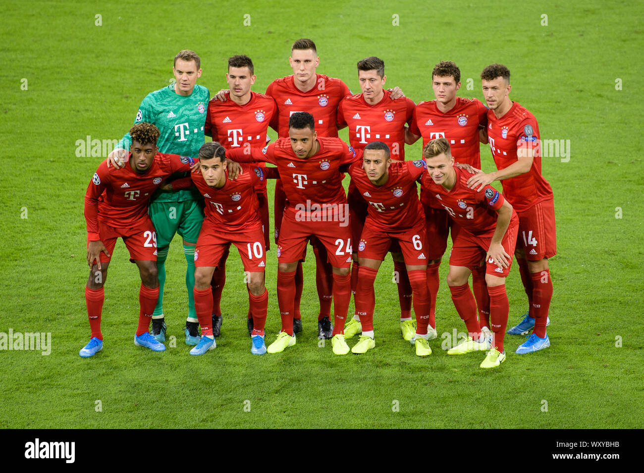 Munich, Germany. 18th Sep, 2019. Soccer: Champions League, Bayern ...
