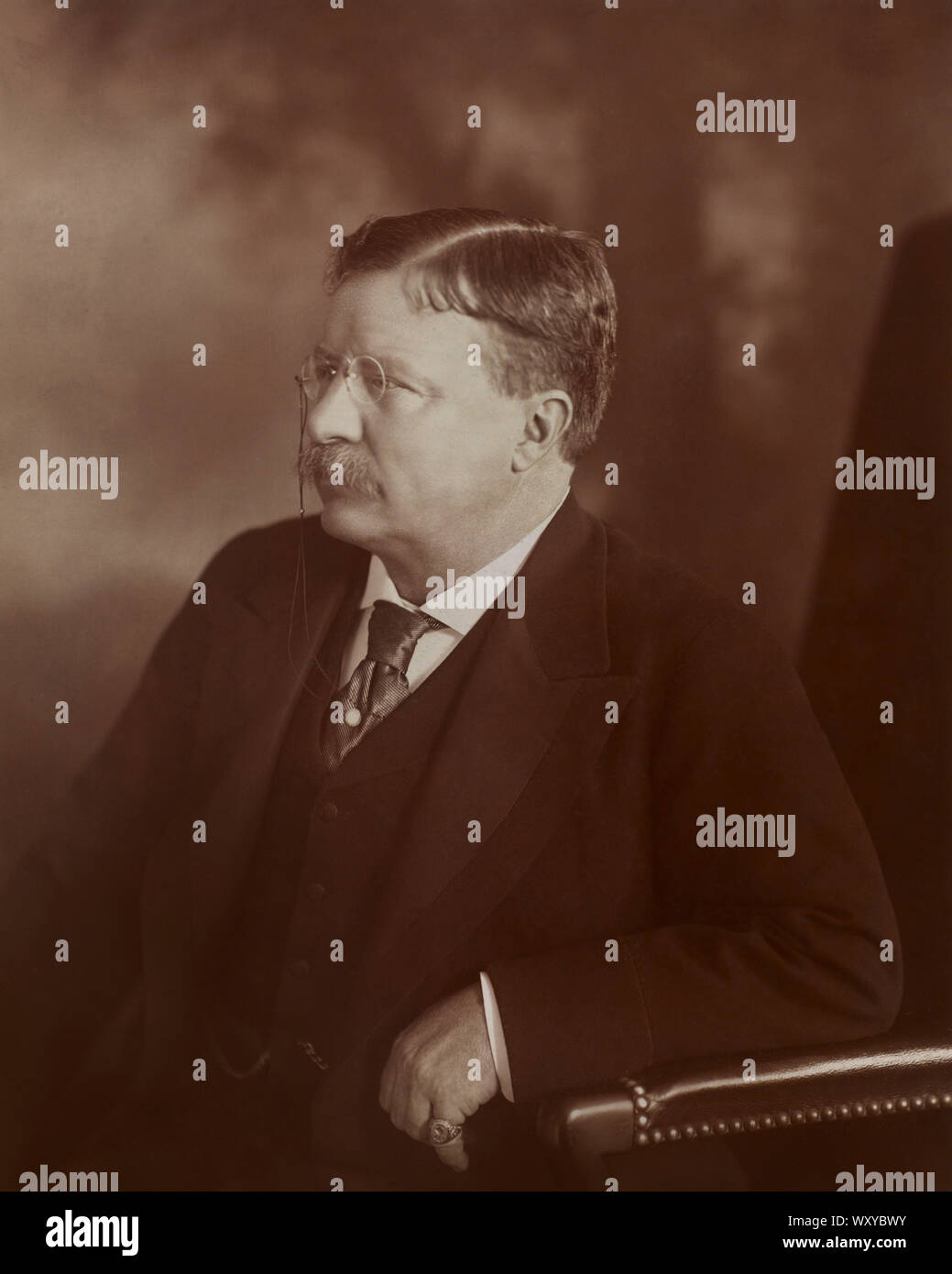 Theodore Roosevelt (1858-1919), 26th President of the United States ...