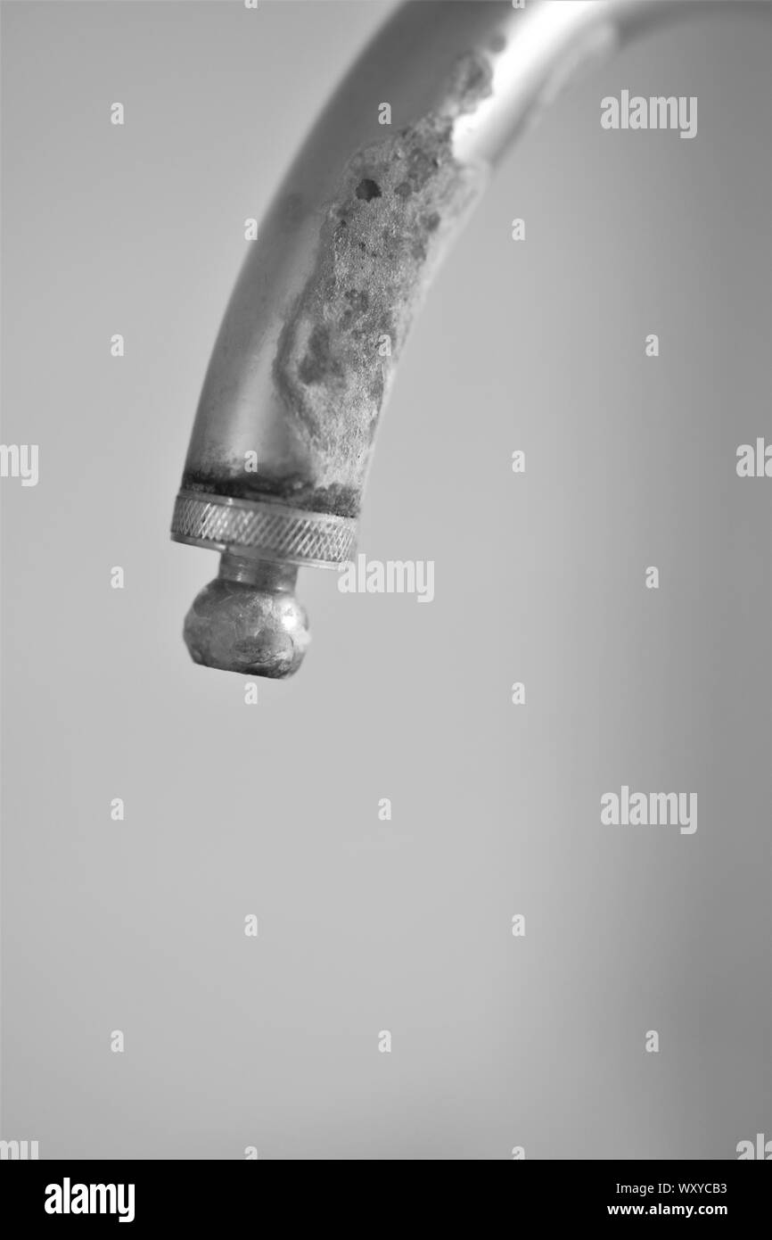 Limescale tap Black and White Stock Photos & Images - Alamy