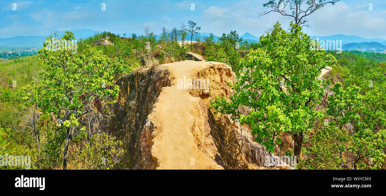 Explore the Pai Canyon (Kong Lan) with its unique landscape, narrow and ...