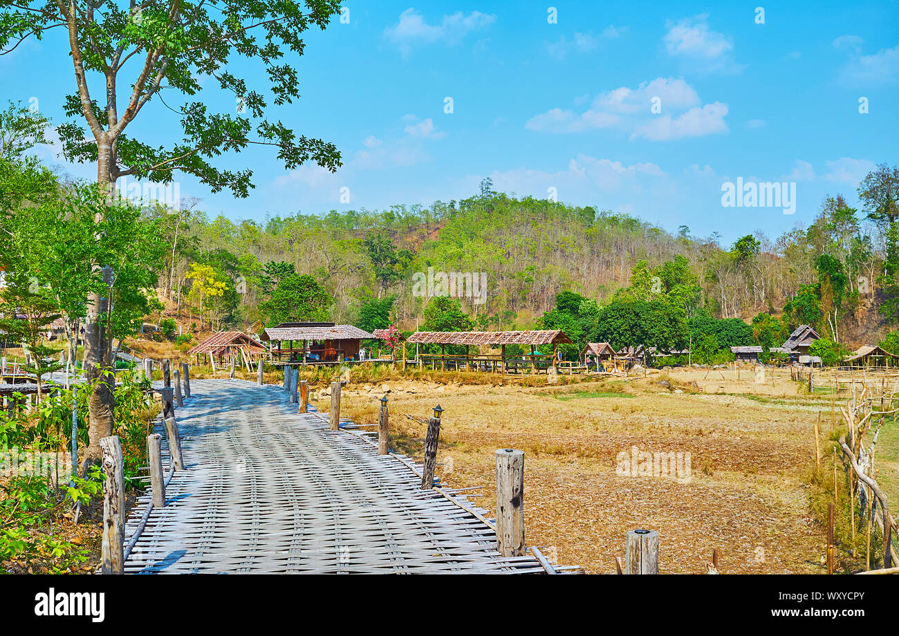 The old rickety Boon Ko Ku So bamboo bridge is perfect place to visit ...