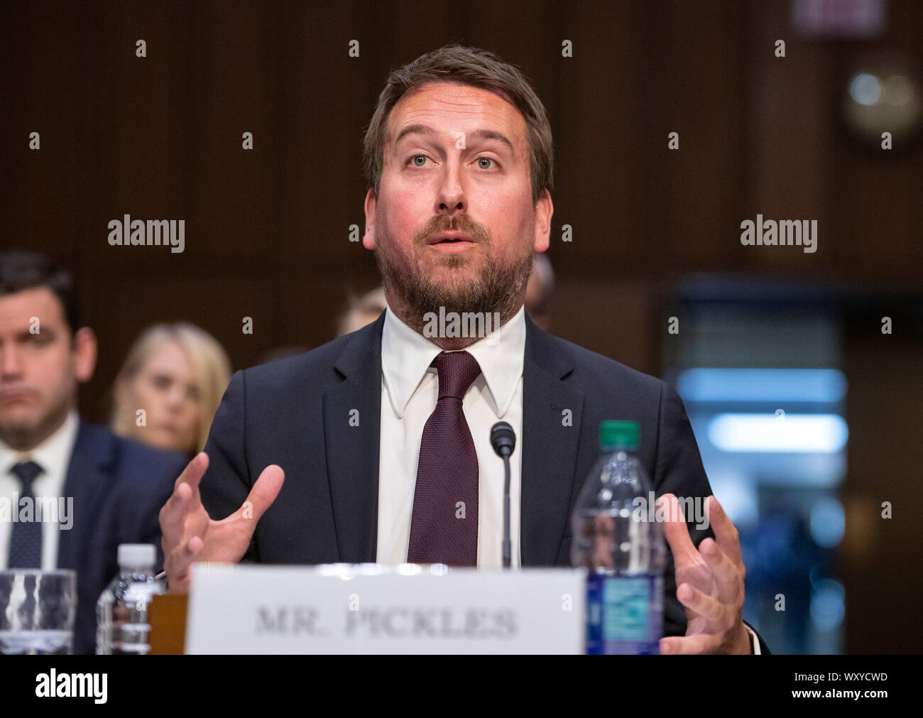 Washington DC, USA . 18th Sep, 2019. Nick Pickles, Public Policy ...