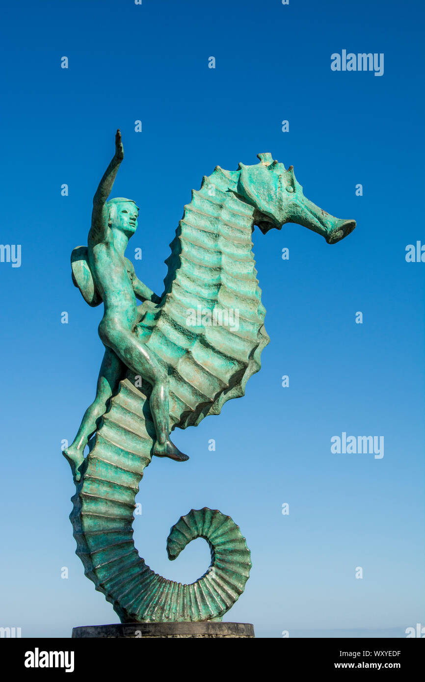 Caballito de Mar (Little Seahorse) on the malecon boardwalk, Puerto ...