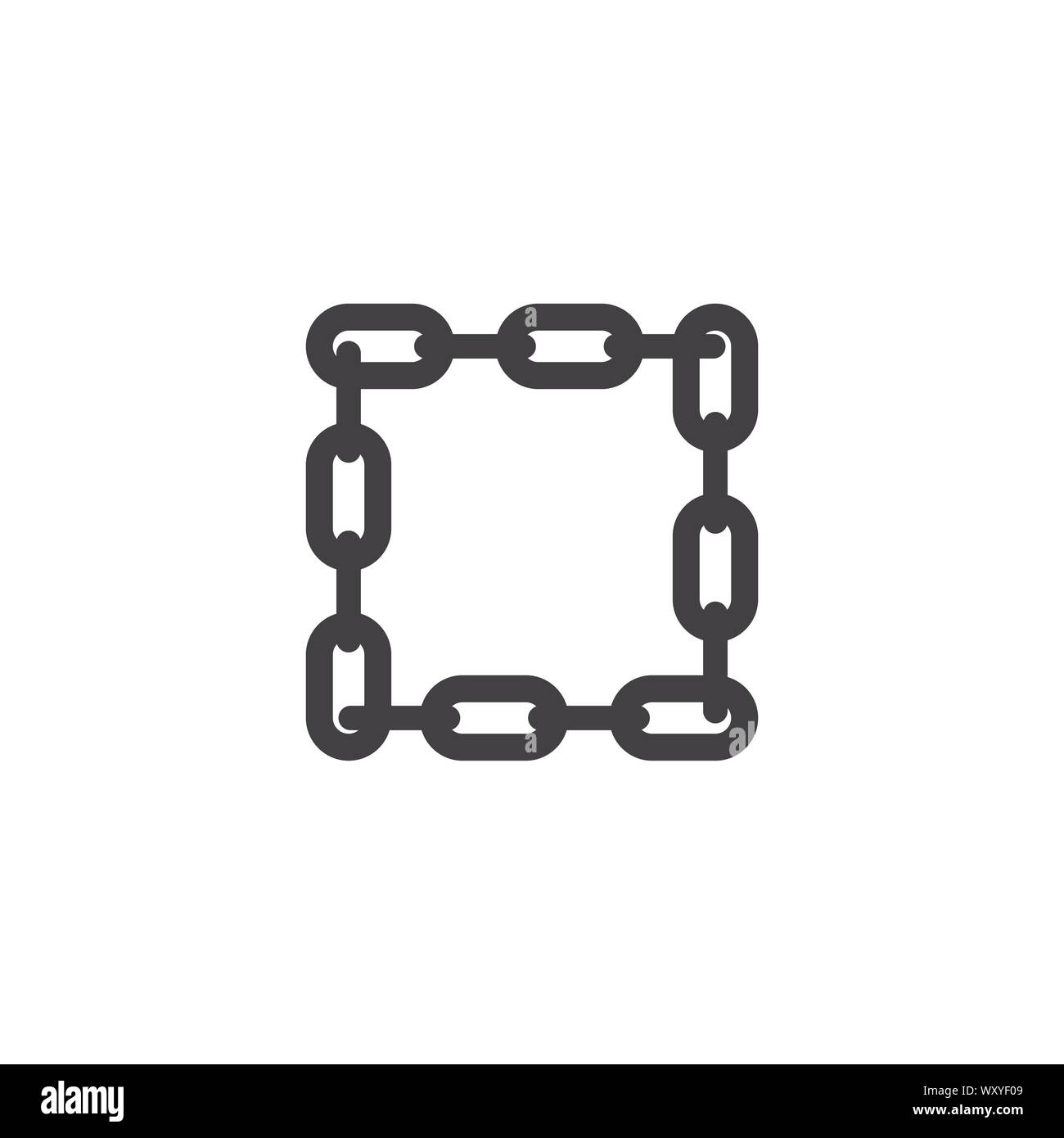 Chain graphic design template vector isolated illustration Stock Vector ...