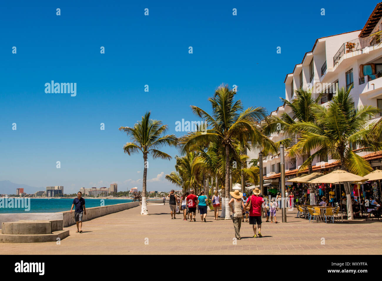 The Malecon, Puerto Vallarta, Jalisco, Mexico Stock Photo - Alamy