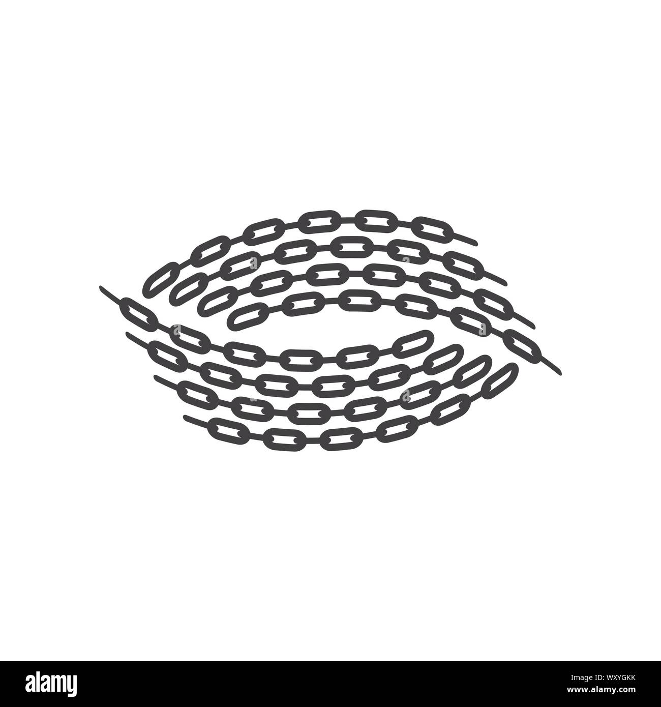 Chain graphic hi-res stock photography and images - Alamy