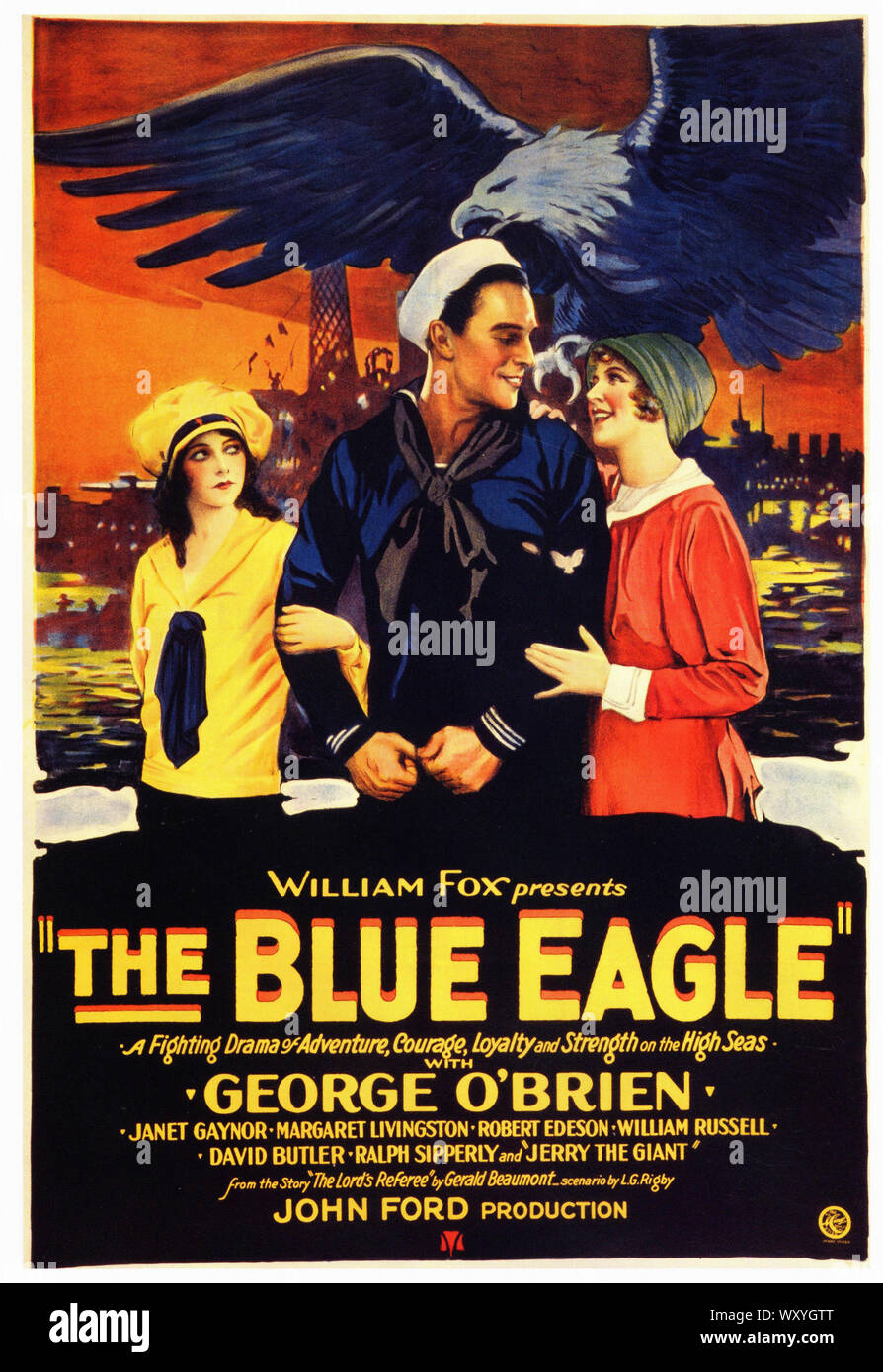 Eagle vintage poster Cut Out Stock Images & Pictures - Alamy