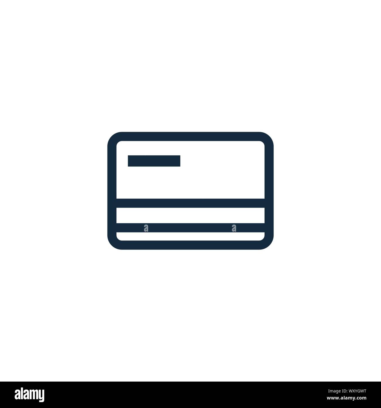 Credit card icon. Simple element illustration. Credit card symbol ...