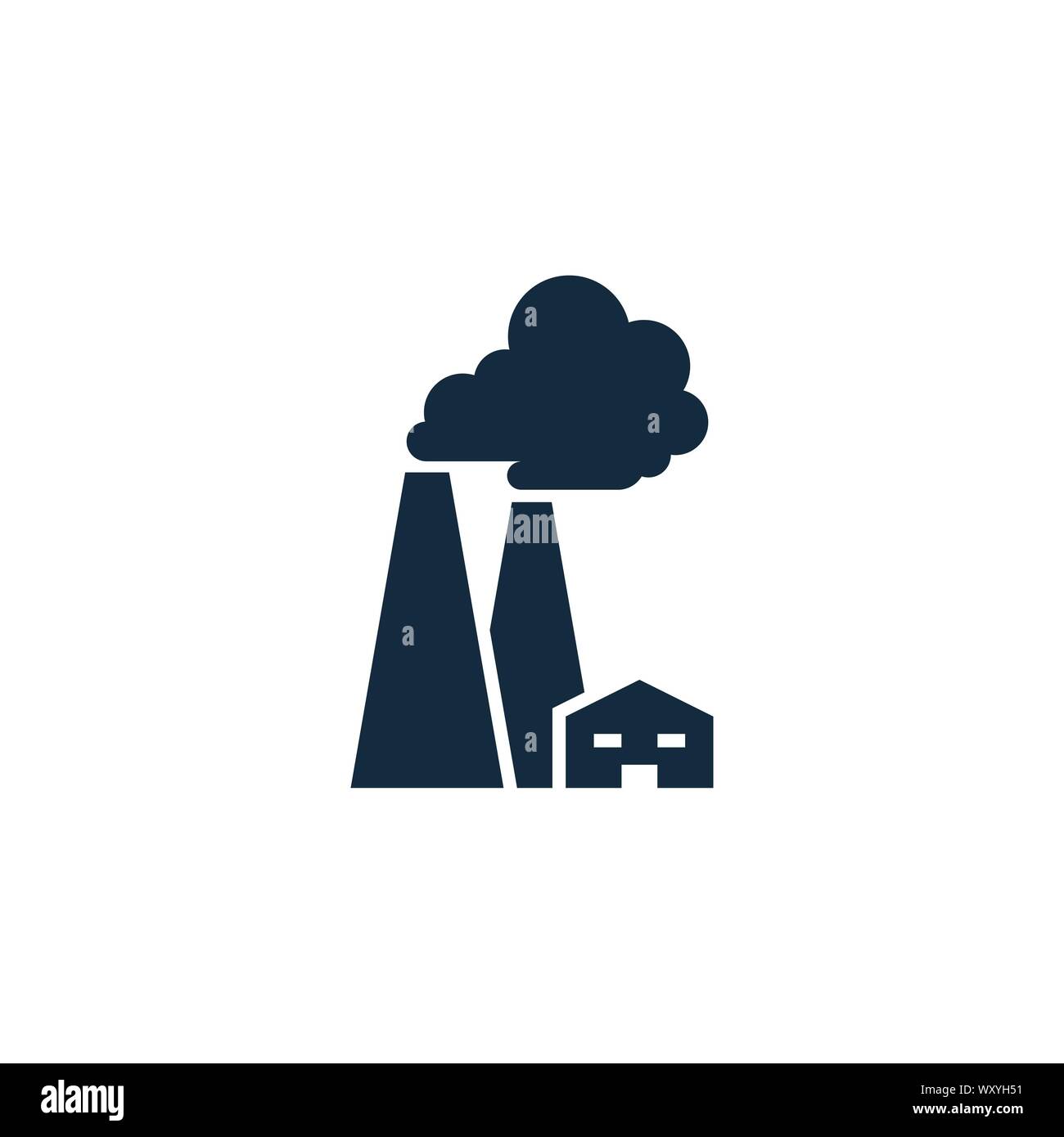 Factory icon. Simple element illustration. Factory symbol design ...