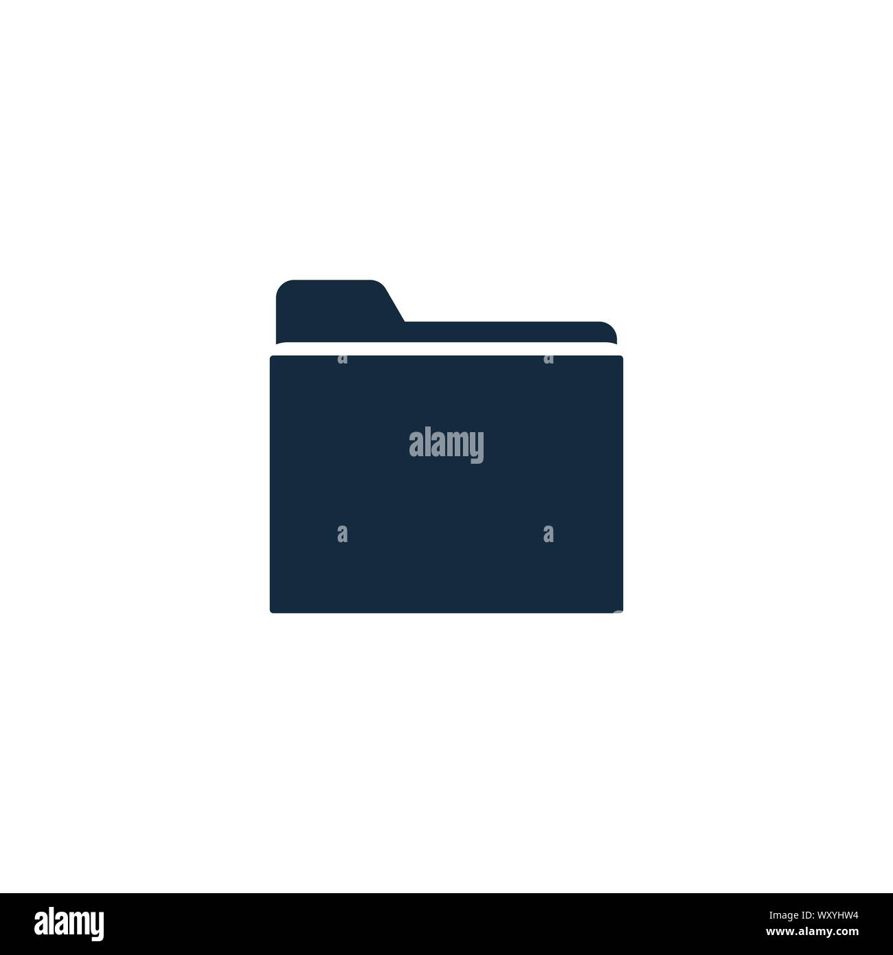 Folder icon. Simple element illustration. Folder symbol design template ...