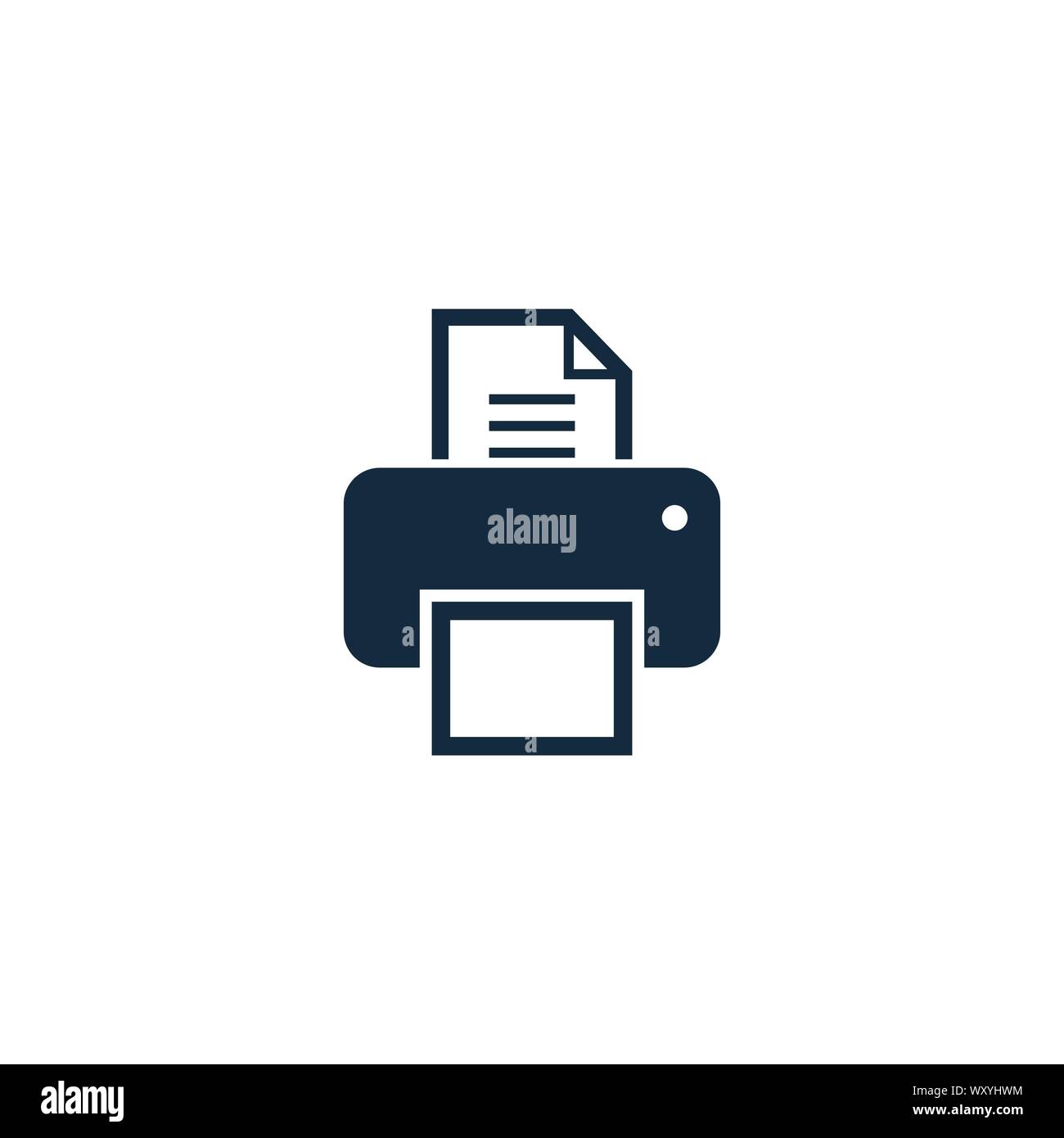 Printer symbol hi-res stock photography and images - Alamy
