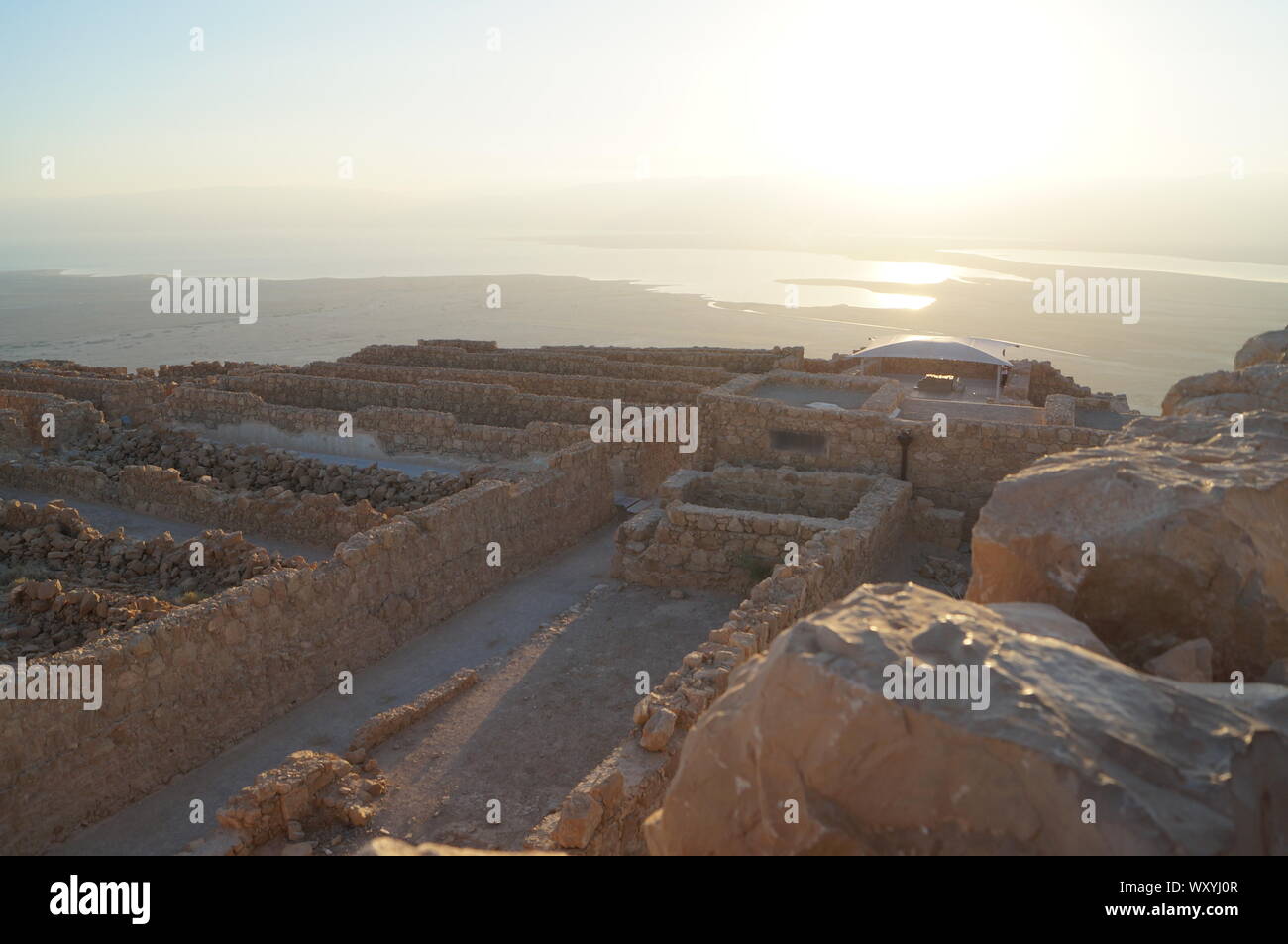 Masada at sunrise hi-res stock photography and images - Alamy