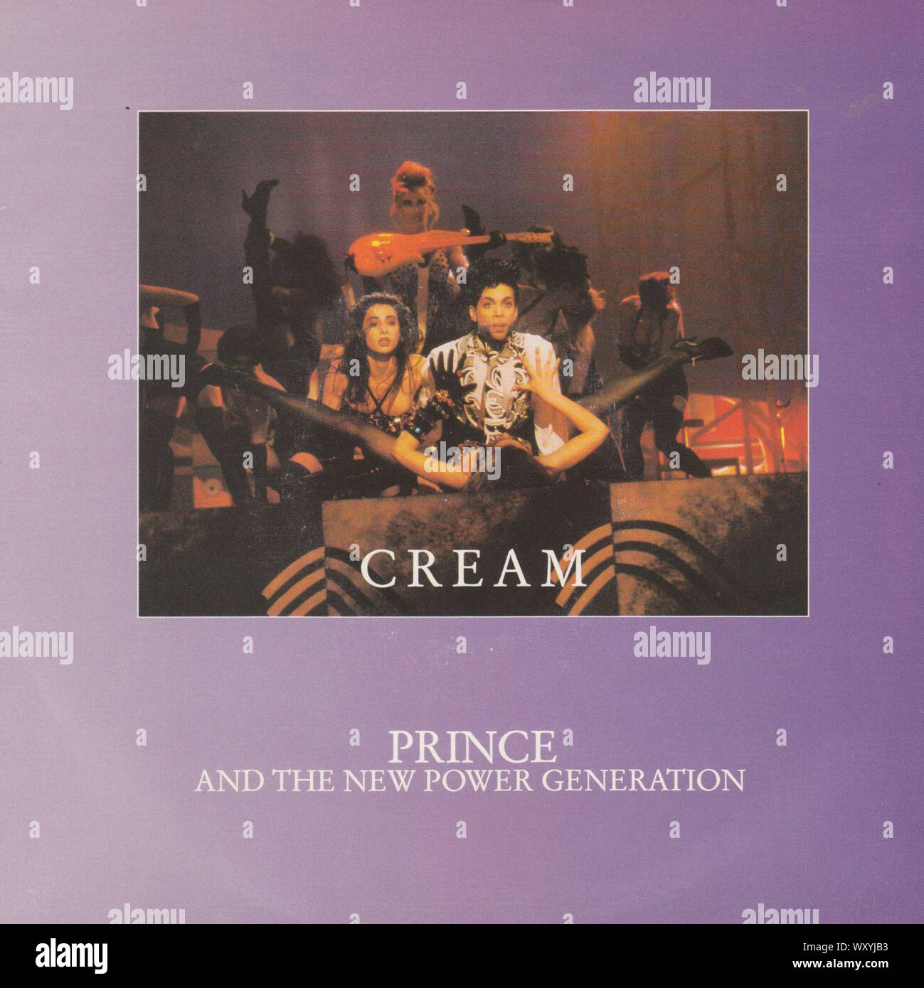 Prince - Cream - Vintage 7'' inches record cover Stock Photo - Alamy