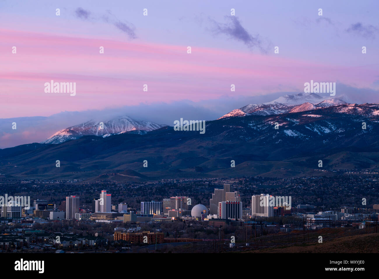 Reno Nevada Skyline High Resolution Stock Photography and Images - Alamy