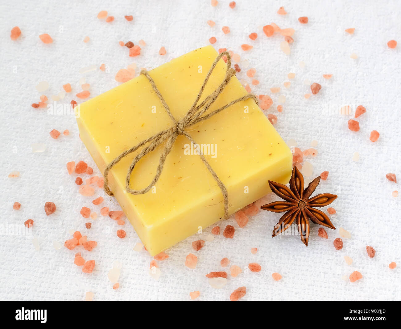 Yellow handmade soap hi-res stock photography and images - Alamy