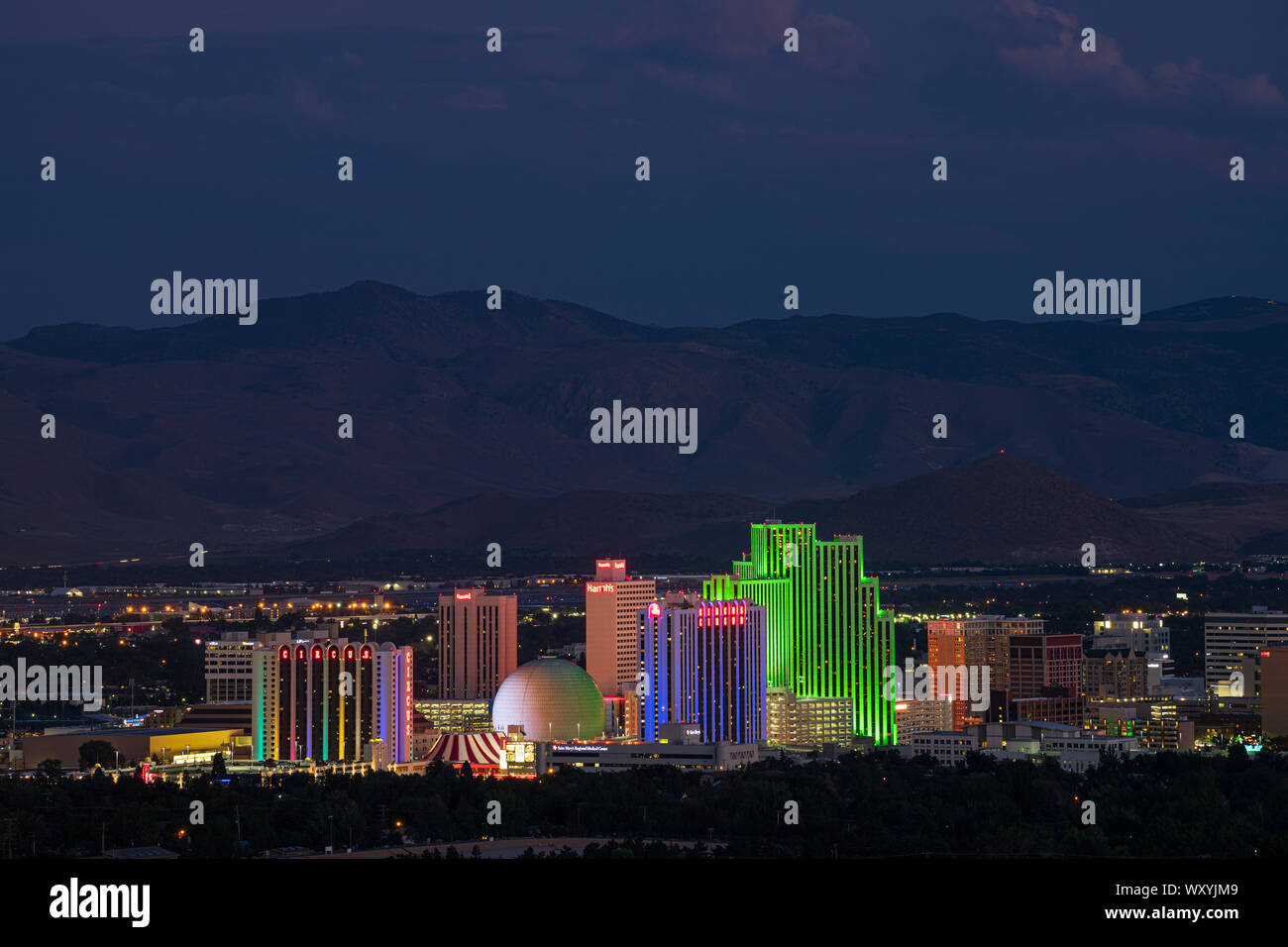 Reno Nevada Skyline High Resolution Stock Photography and Images - Alamy