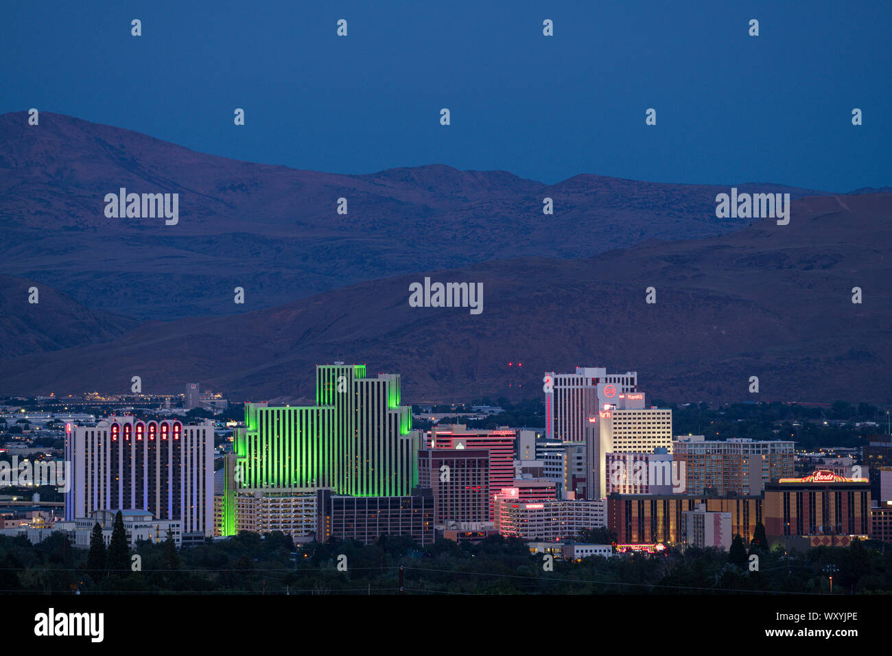 Reno Nevada Skyline High Resolution Stock Photography and Images - Alamy