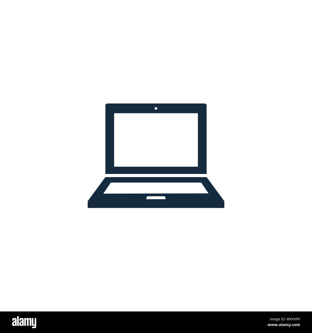 Laptop icon. Simple element illustration. Laptop symbol design template ...