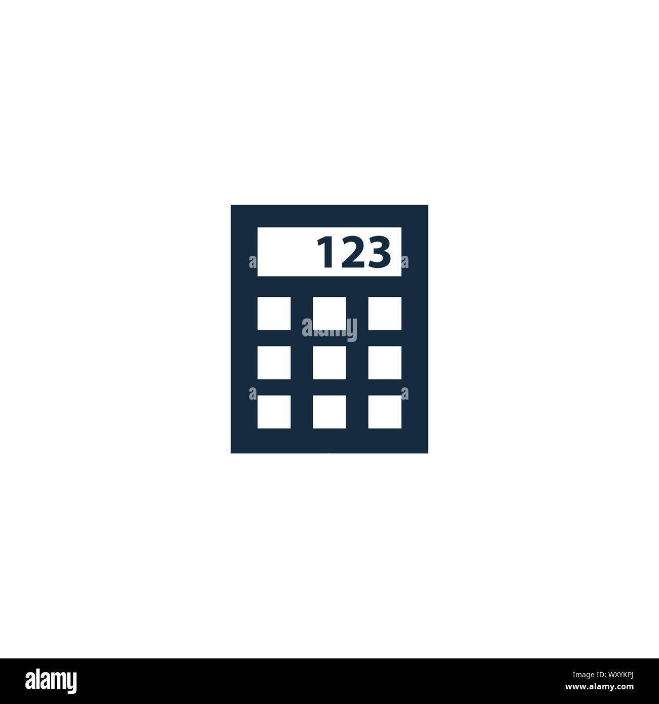 Calculator icon. Simple element illustration. Calculator symbol design ...