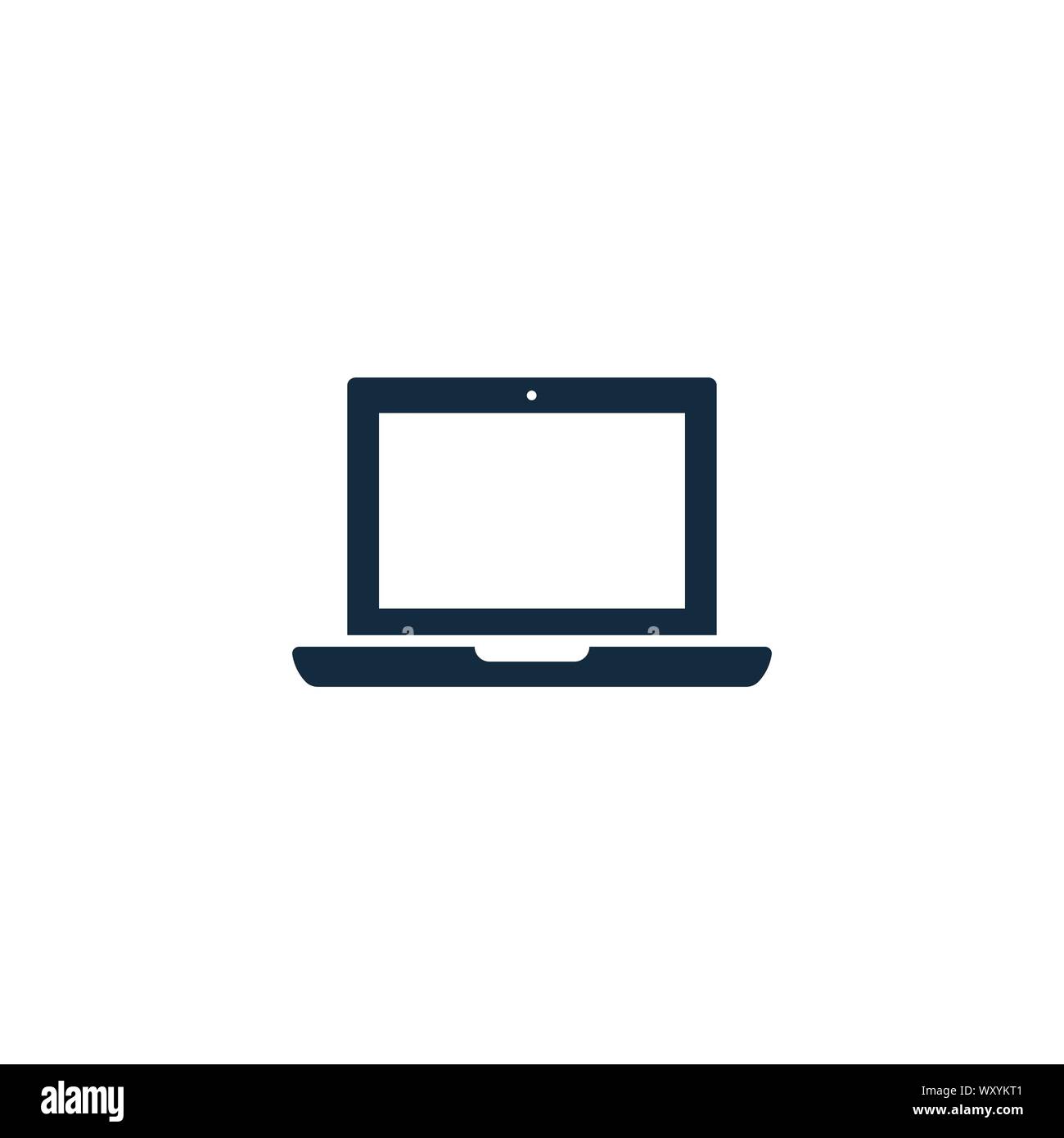 Laptop icon. Simple element illustration. Laptop symbol design template ...