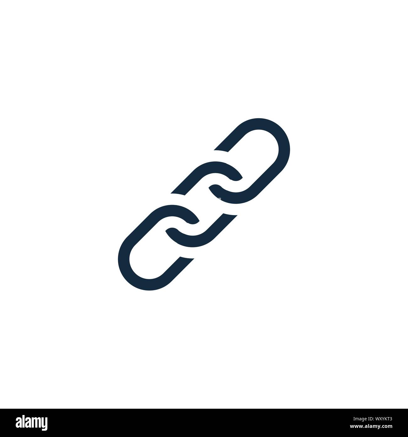 Chain icon. Simple element illustration. Chain symbol design template ...