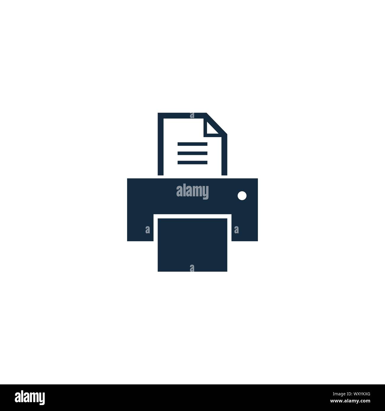 Printer icon. Simple element illustration. Printer symbol design ...