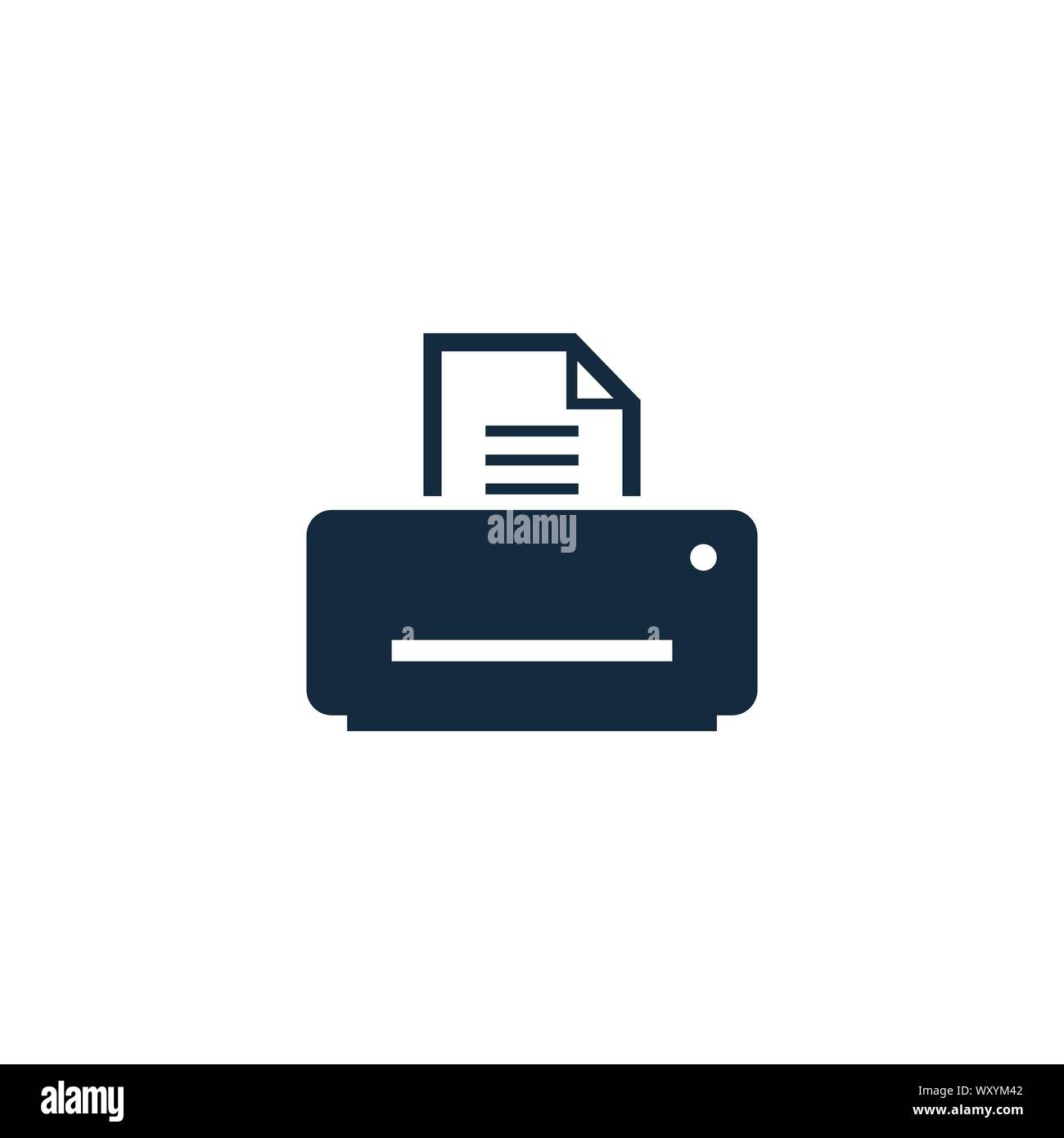 Printer icon. Simple element illustration. Printer symbol design ...