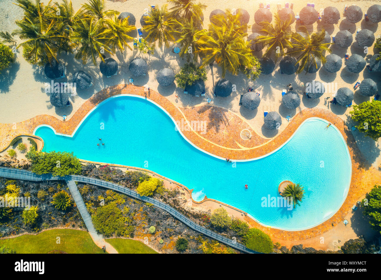 Wave pool lagoon hi-res stock photography and images - Alamy