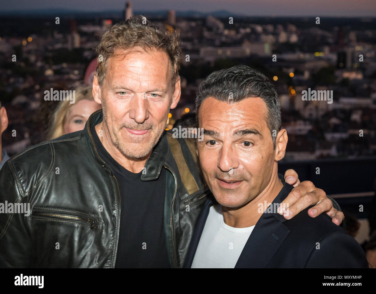 Erol Sander, Axel Kahn und Ralf Moeller beim Pixx Lounge Event in den ...