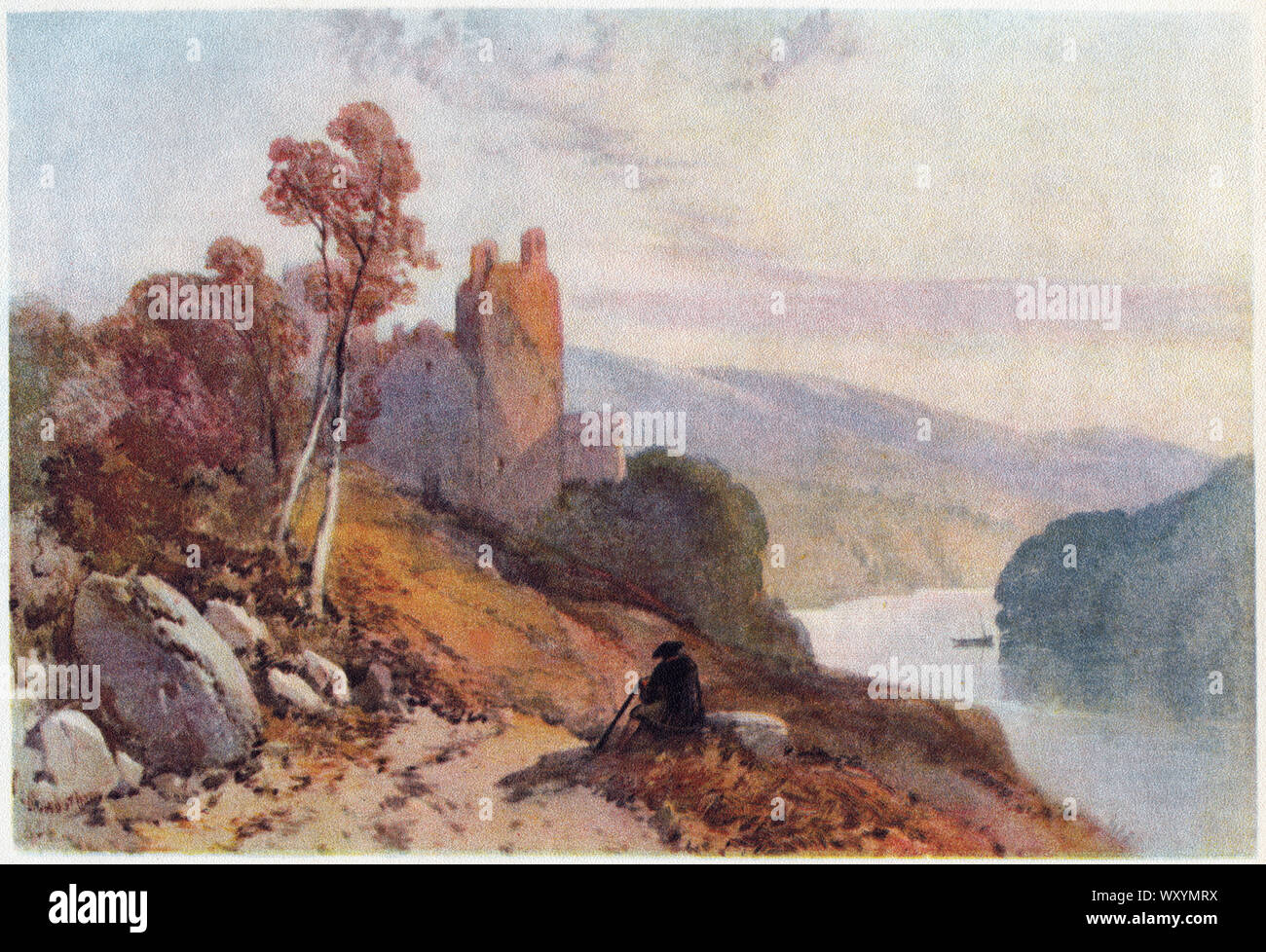 A Highland Castle, Scotland, Bemrose & Sons Ltd Derby & London, 1909 ...