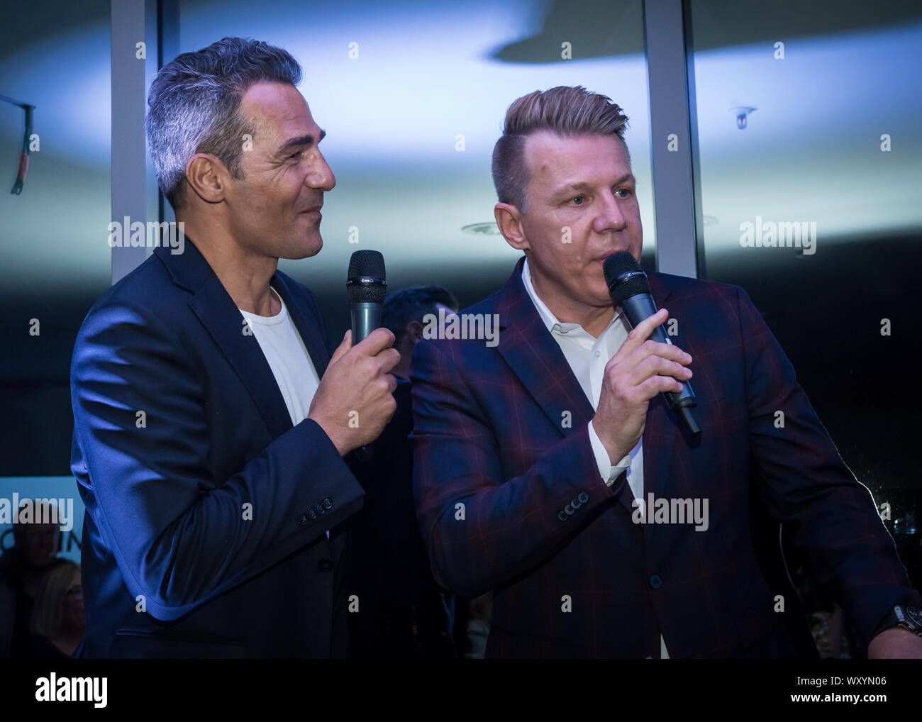 Erol Sander, Axel Kahn und Ralf Moeller beim Pixx Lounge Event in den ...