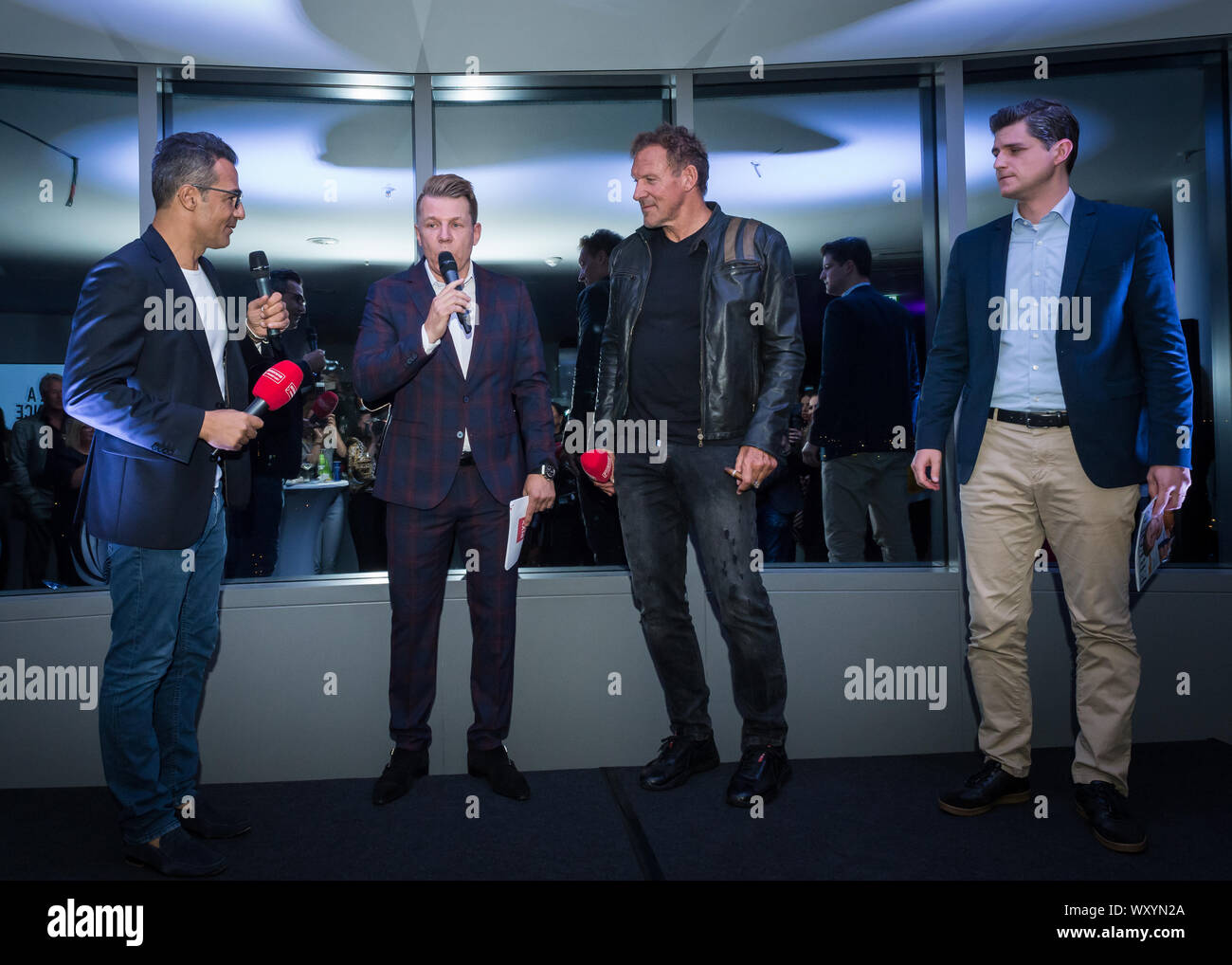 Erol Sander, Axel Kahn und Ralf Moeller beim Pixx Lounge Event in den ...