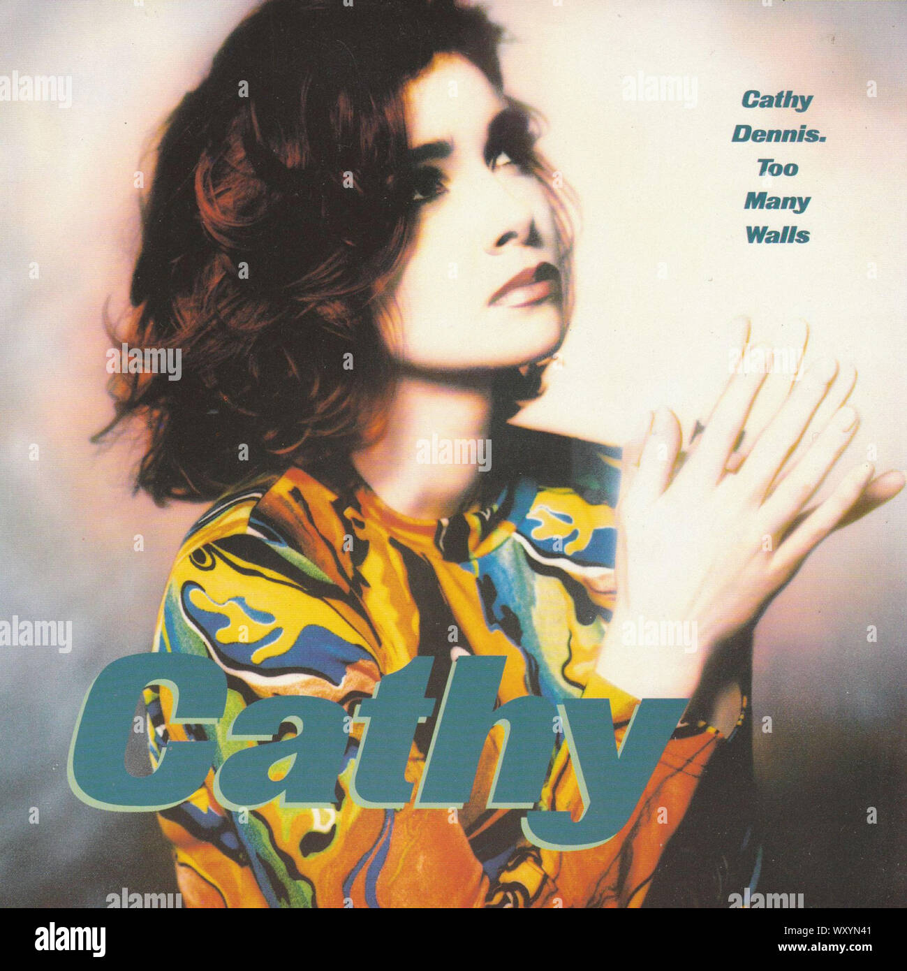 Cathy Dennis - Too Many Walls - Vintage 7'' inches record cover Stock ...
