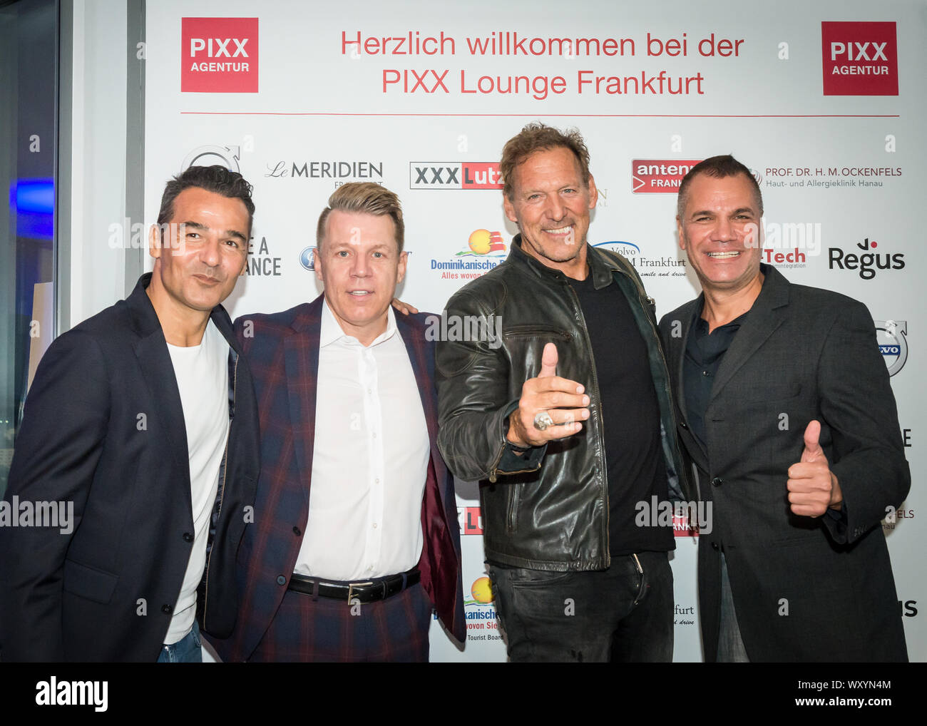 Erol Sander, Axel Kahn, Ralf Moeller und Dave Kaufmann beim Pixx Lounge ...
