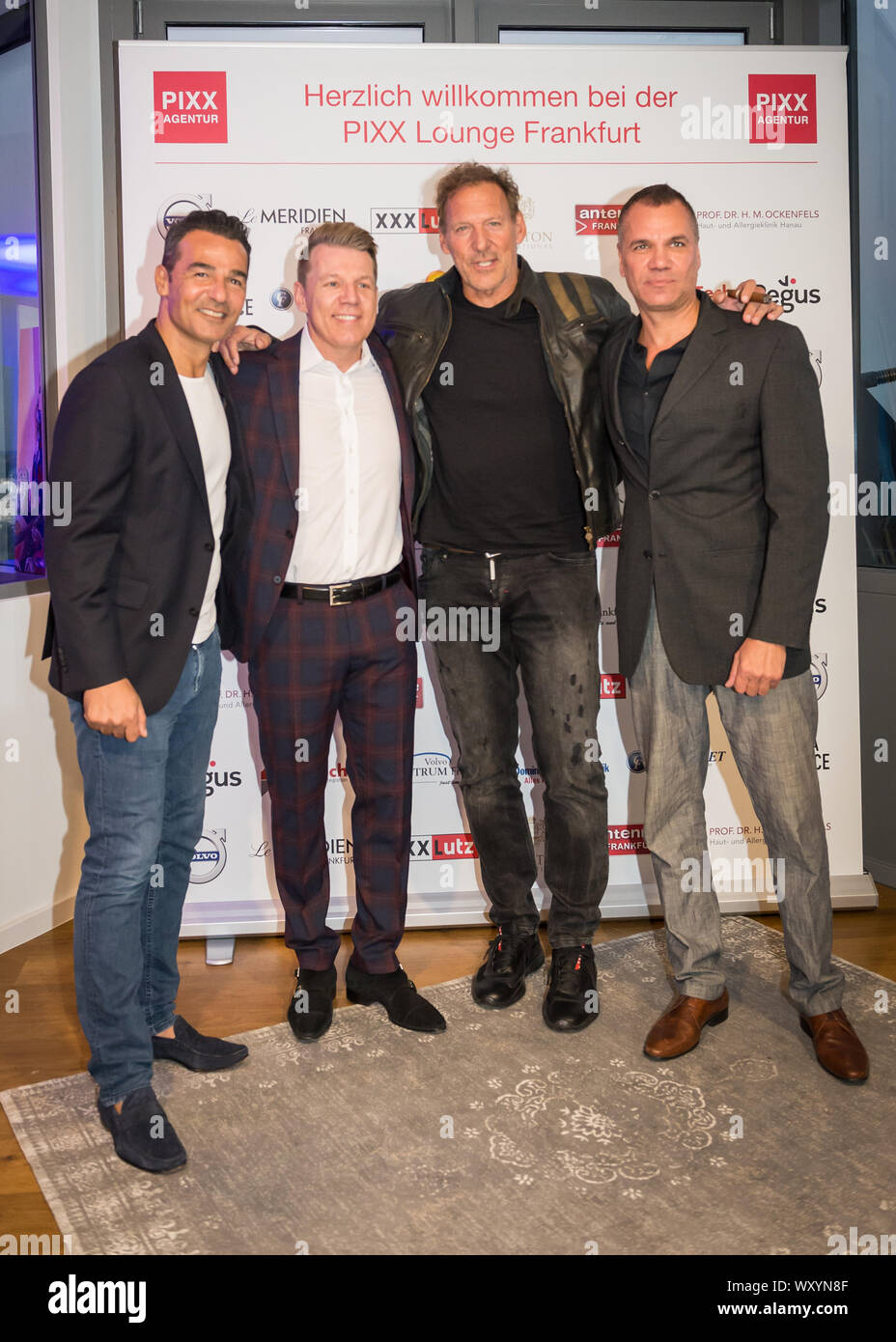 Erol Sander, Axel Kahn, Ralf Moeller und Dave Kaufmann beim Pixx Lounge ...