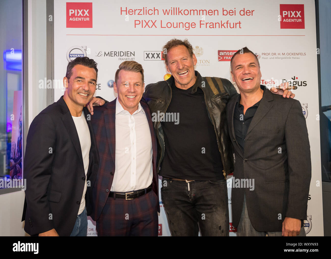 Erol Sander, Axel Kahn, Ralf Moeller und Dave Kaufmann beim Pixx Lounge ...