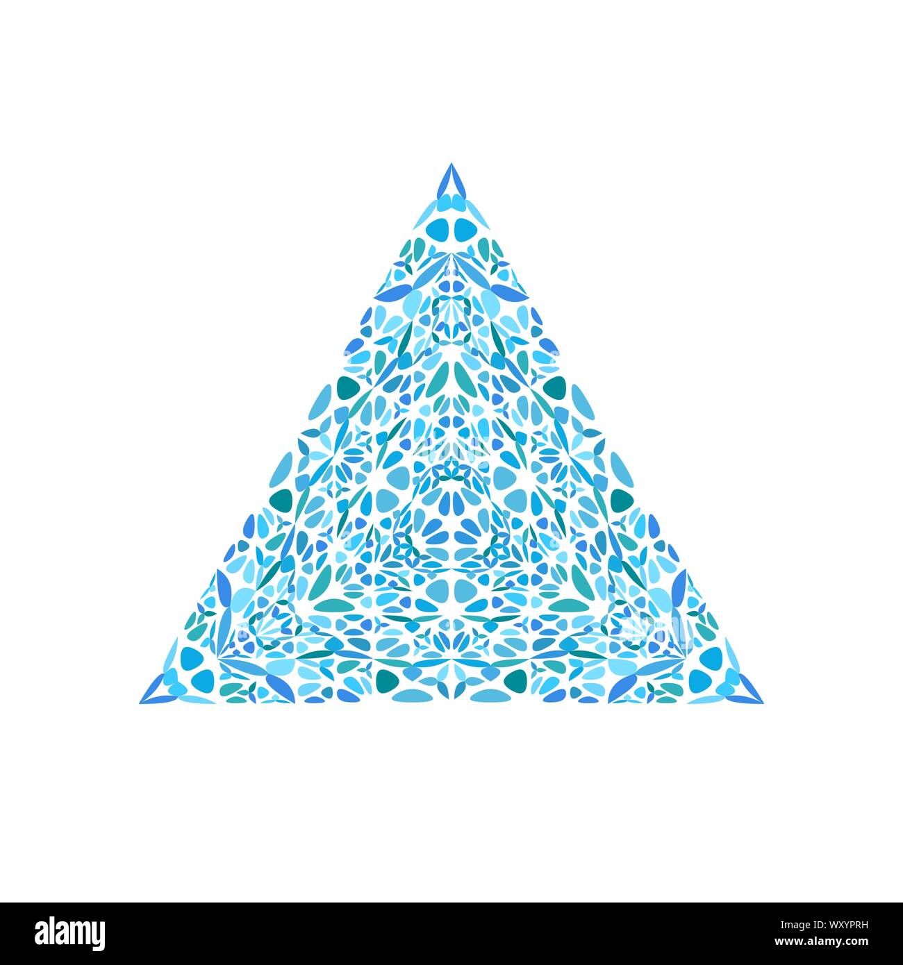 Triangular garden shape Stock Vector Images - Alamy
