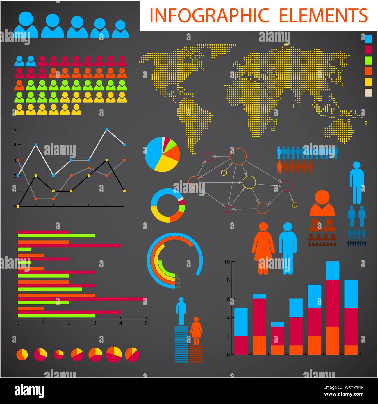 Diagram document map text Stock Vector Images - Alamy