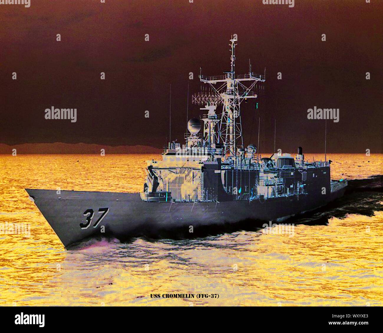 USS CROMMELIN (FFG-37 Stock Photo - Alamy