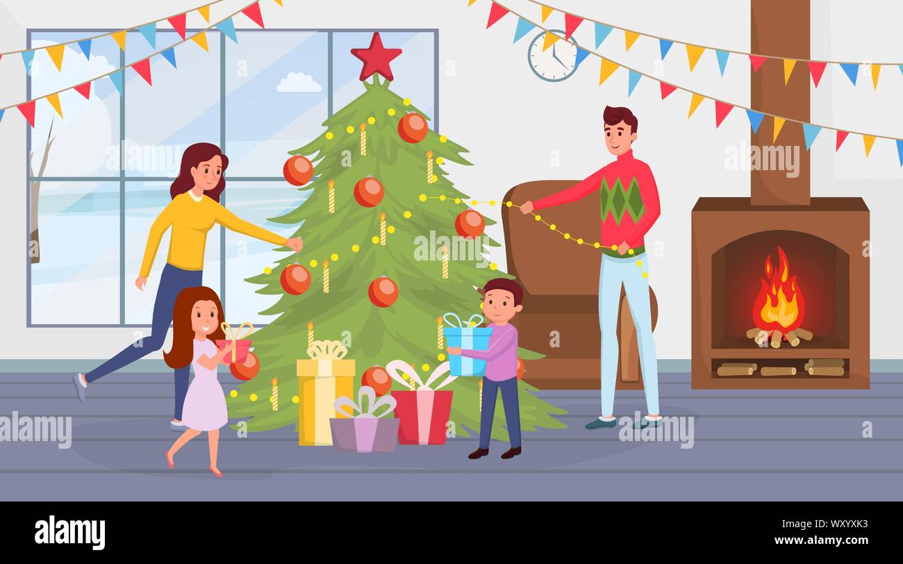 Father Christmas Stock Vector Images - Alamy